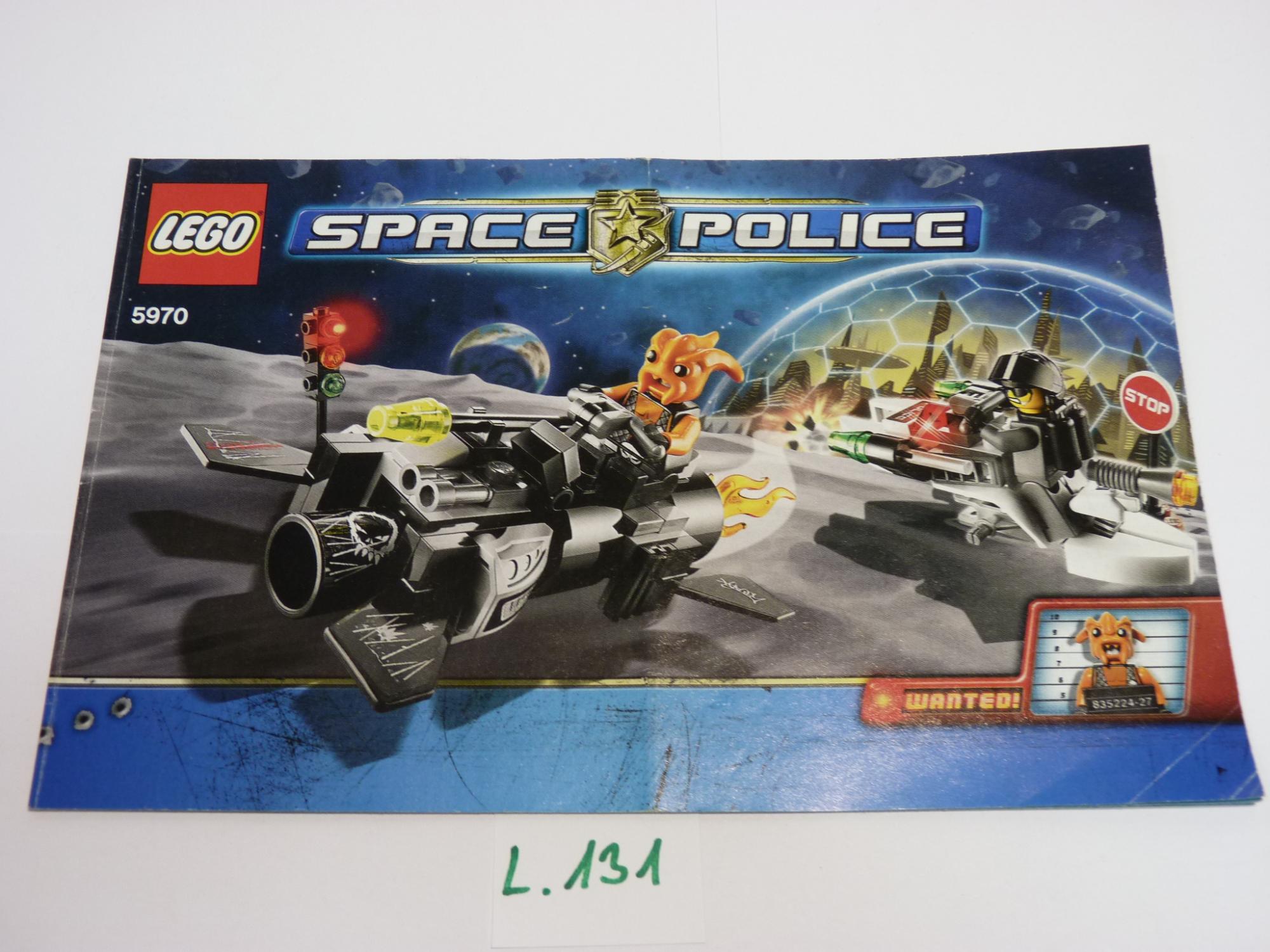 Lego Space Police 5970 - CSAK ÖSSZERAKÁSI ÚTMUTATÓ - Kockafalu