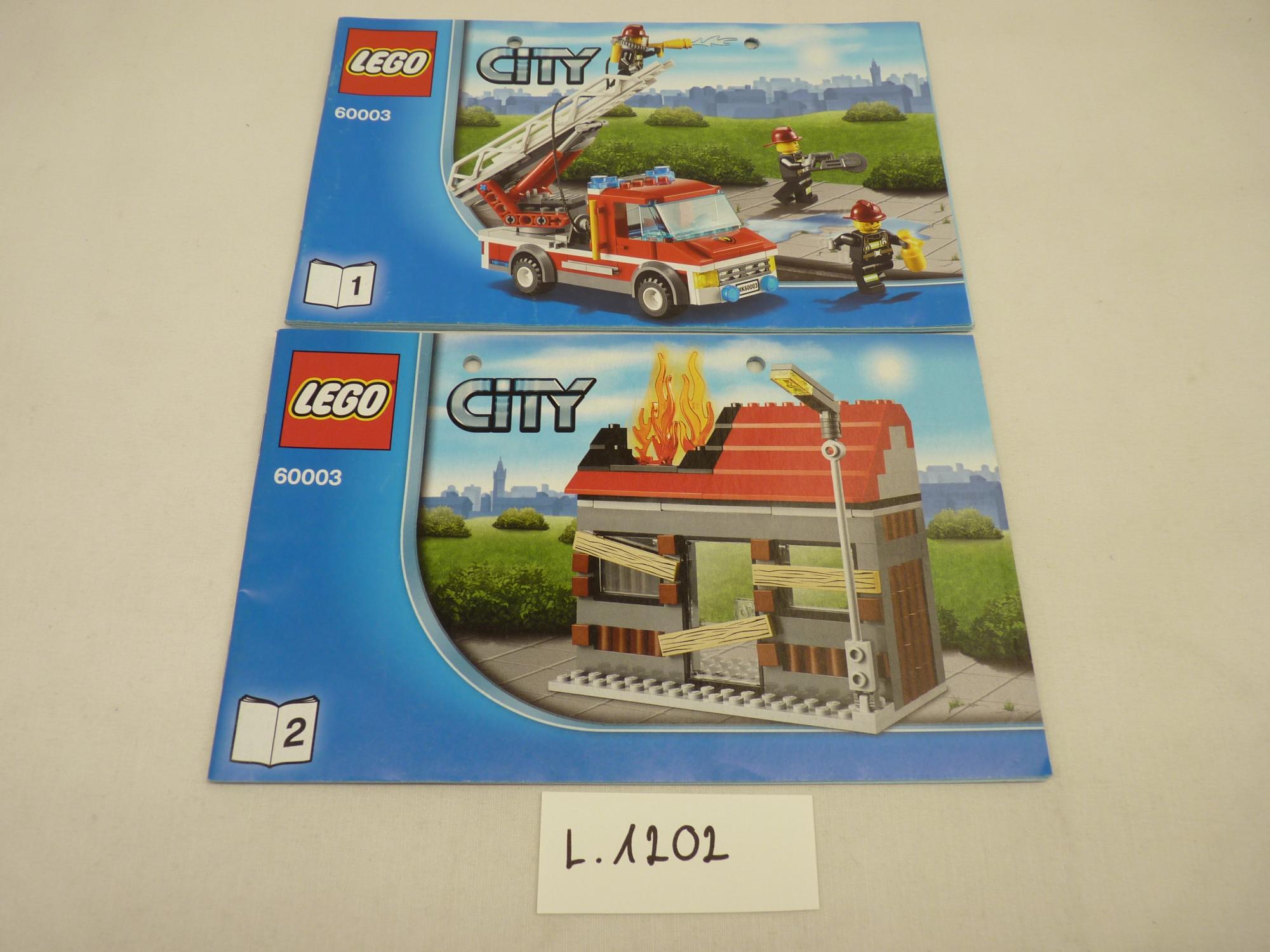 Lego City 60003 - CSAK ÖSSZERAKÁSI ÚTMUTATÓ! - Kockafalu