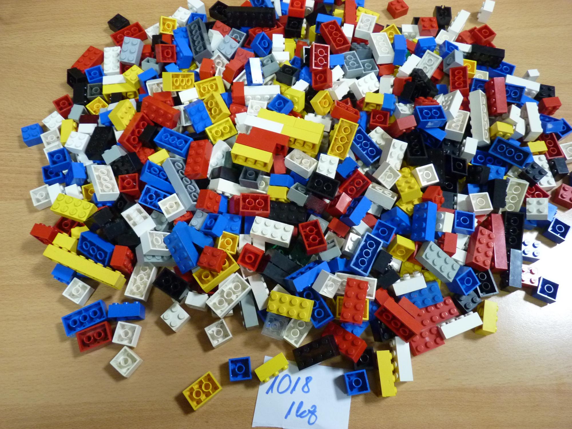 LEGO Válogatott 2 soros kocka elemek 1 kg - Kockafalu