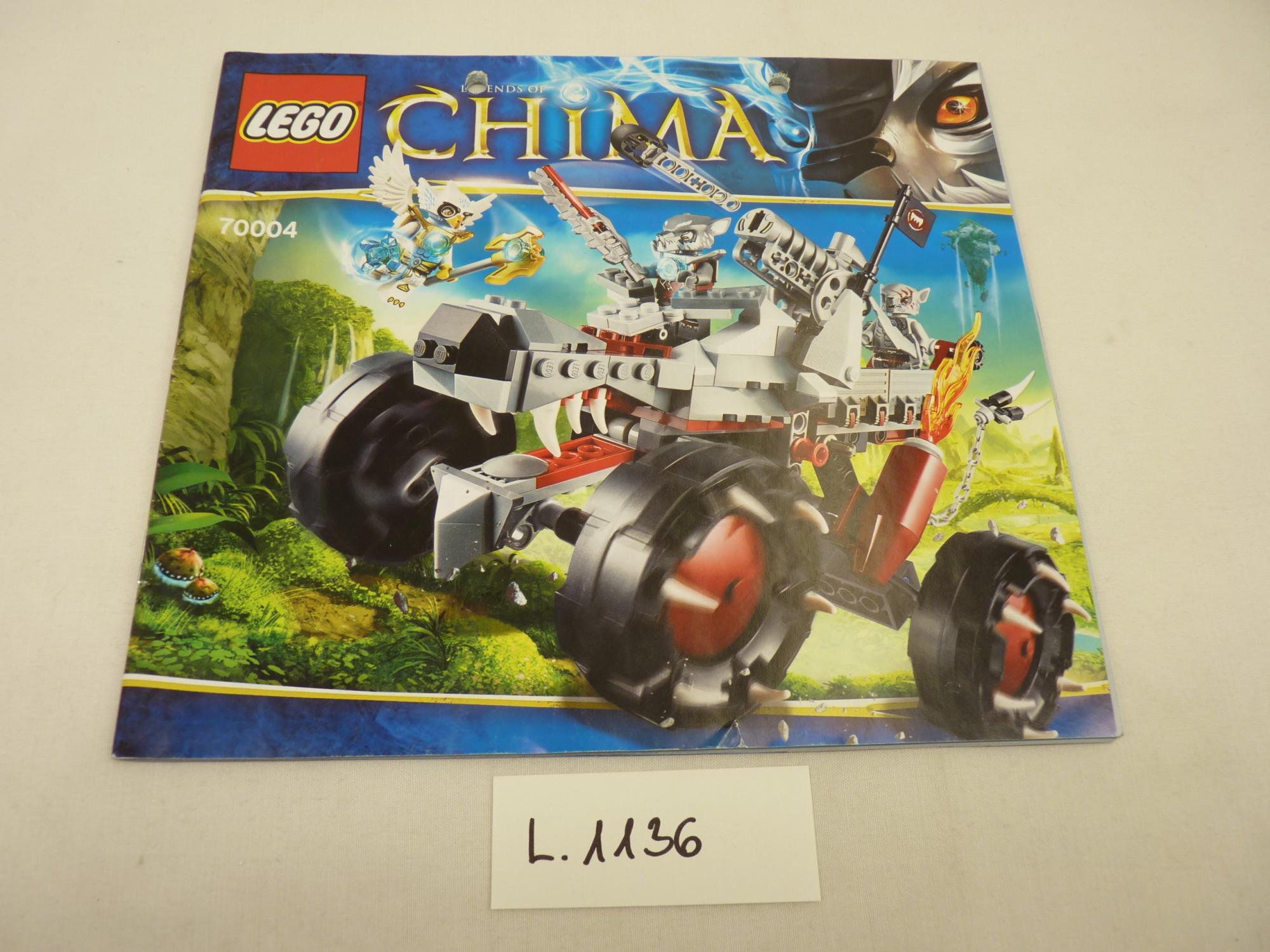 Lego Legends of Chima 70004 - CSAK ÖSSZERAKÁSI ÚTMUTATÓ! - Kockafalu