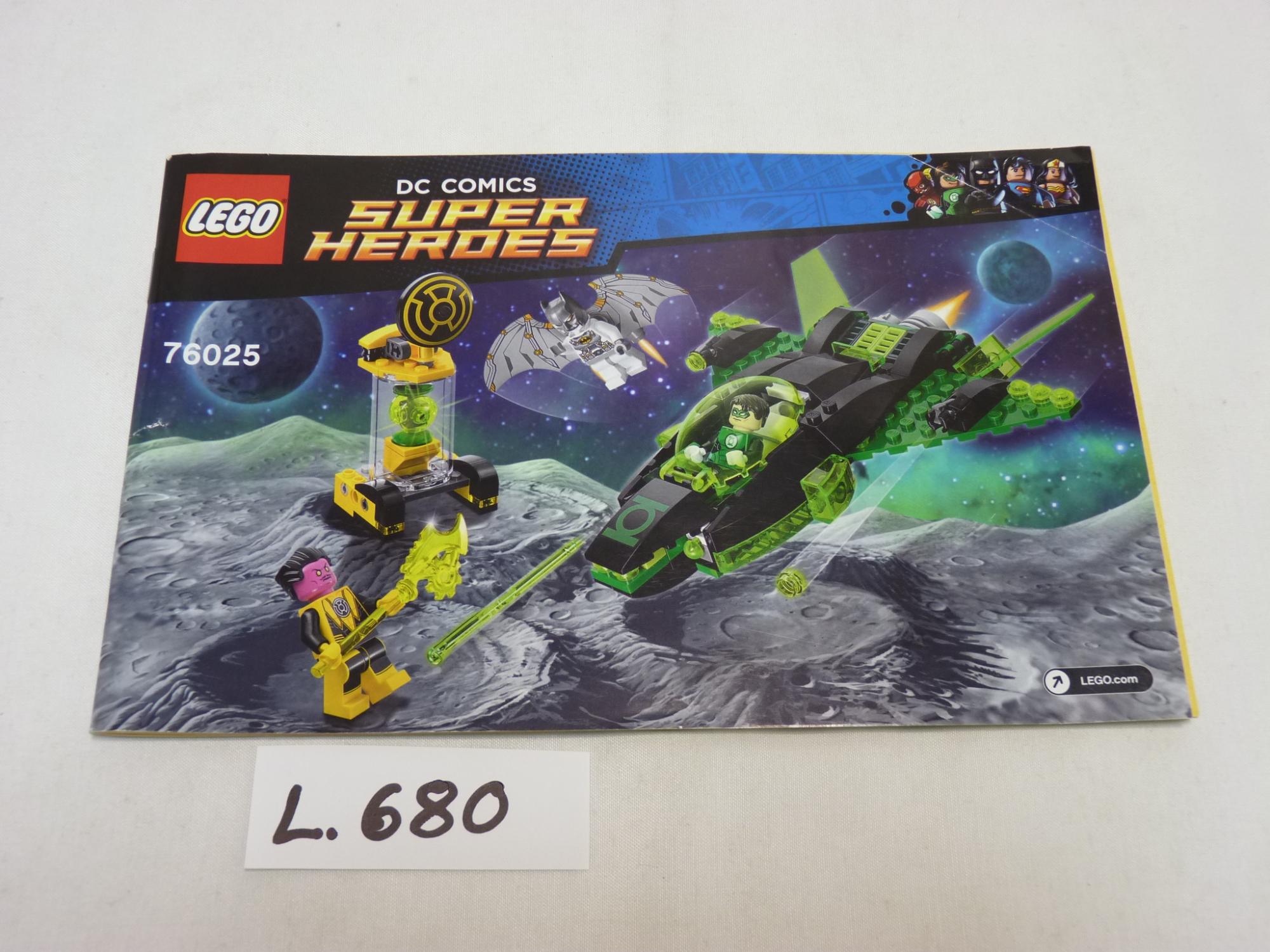 Lego Super Heroes 76025 - CSAK ÖSSZERAKÁSI ÚTMUTATÓ! - Kockafalu