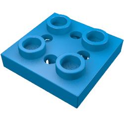 Módosított lapos elem 2 x 2 - Kockafalu