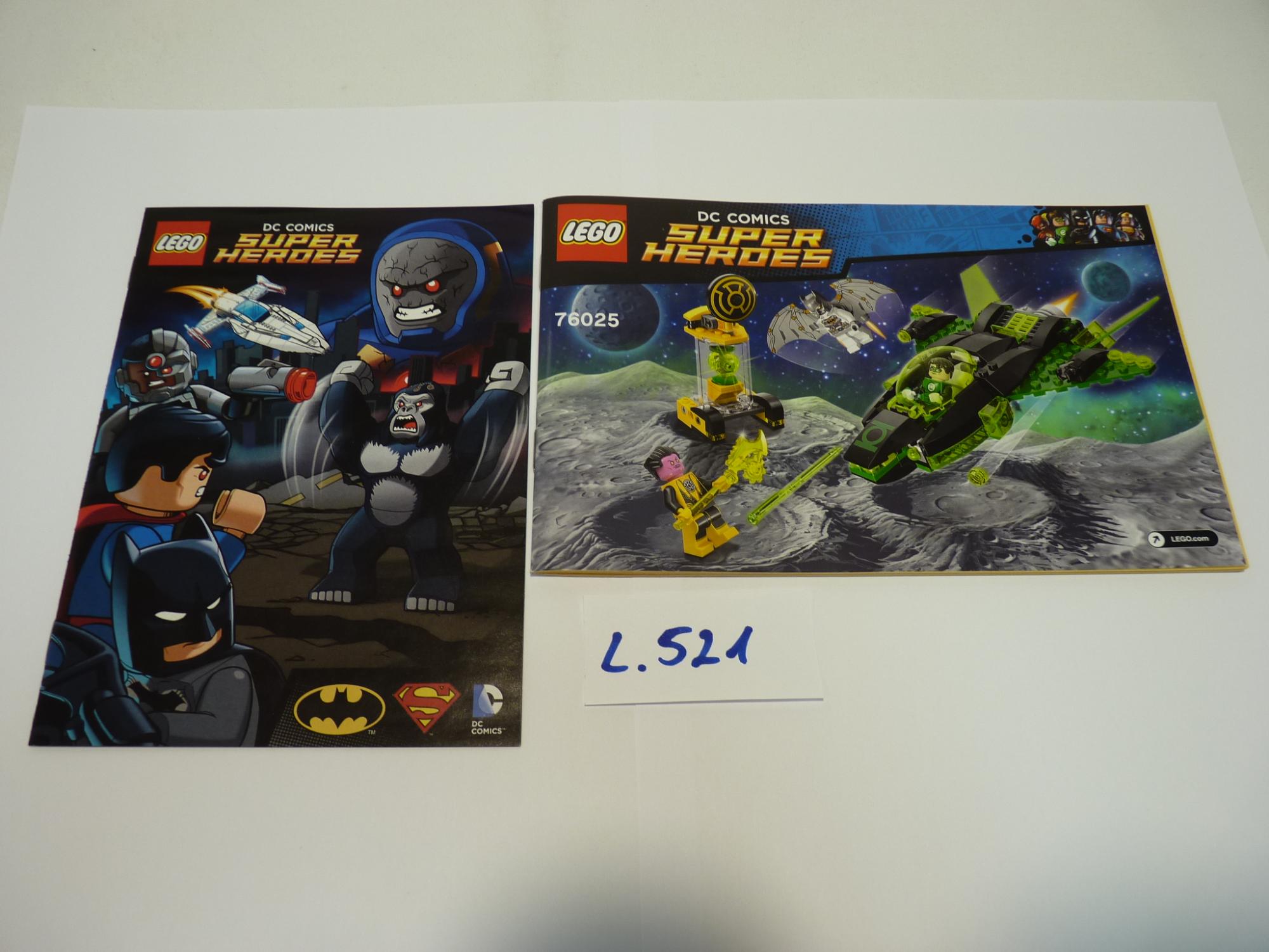 Lego Super Heroes 76025 - CSAK ÖSSZERAKÁSI ÚTMUTATÓ! - Kockafalu