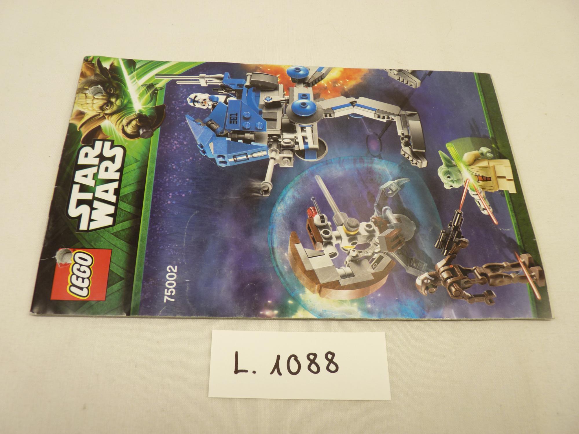 Lego Star Wars 75002 - CSAK ÖSSZERAKÁSI ÚTMUTATÓ! - Kockafalu